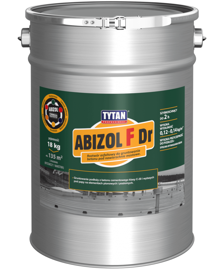 ABIZOL F Dr bitumiczny grunt szybkoschnący - Tytan Professional Polska
